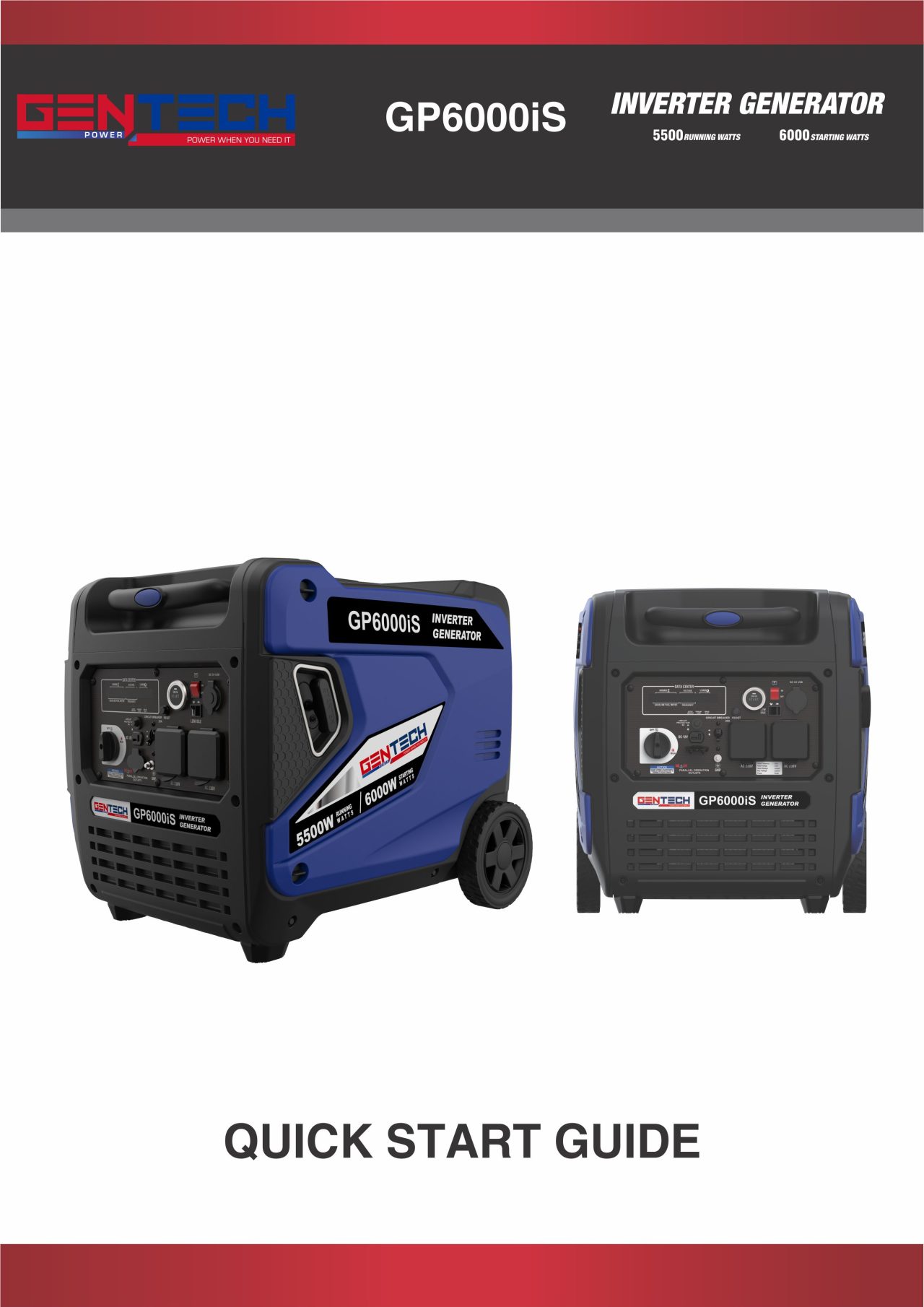 Quick Start Generator Guide - GENTECH