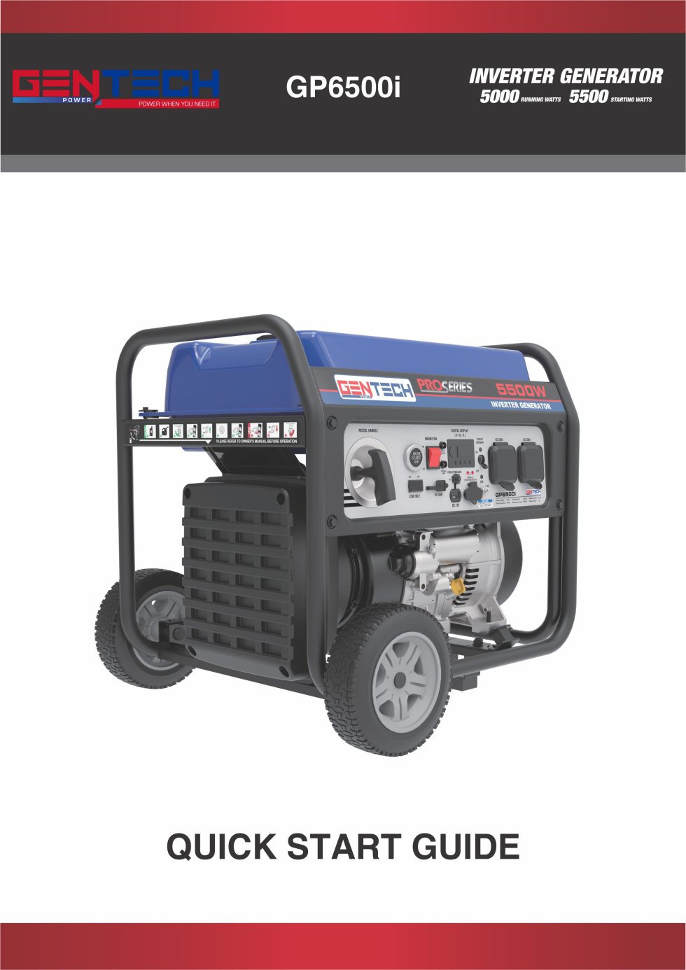 Quick Start Generator Guide - GENTECH
