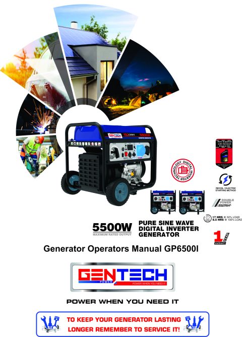 Manuals - GENTECH