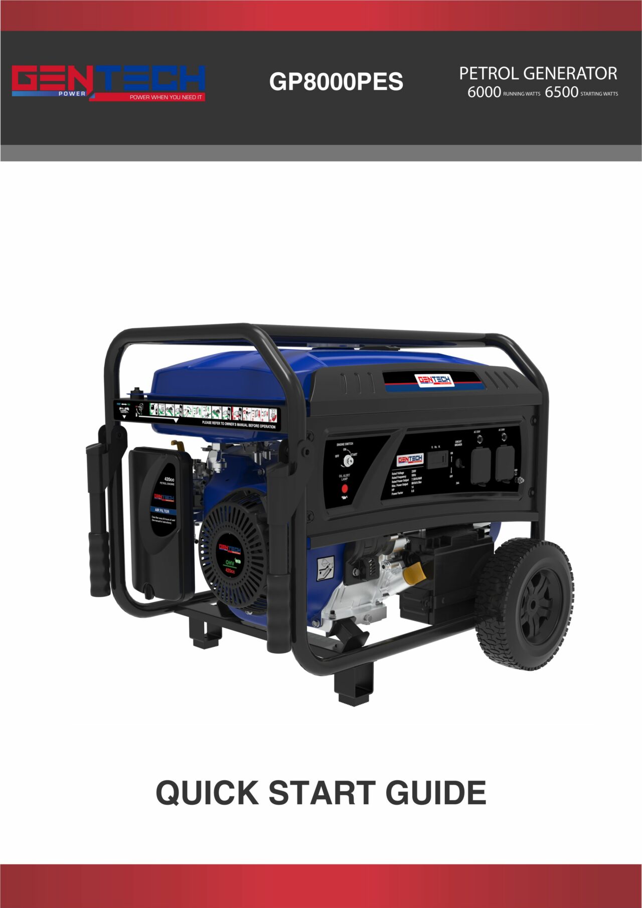 Quick Start Generator Guide - GENTECH